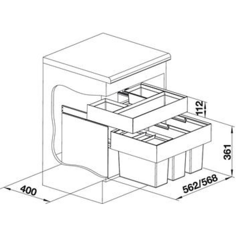 Система сортування BLANCO SELECT II 60/3 Orga (526209)